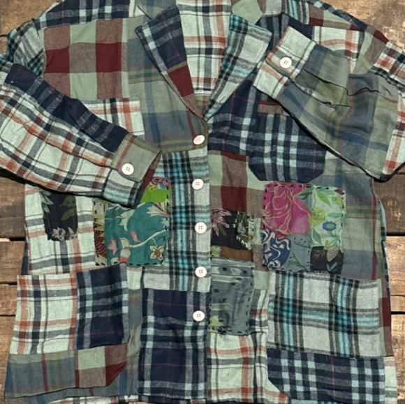 Jaded Gypsy | Tops | Cottagecore Easy Weekend Flannel | Poshmark